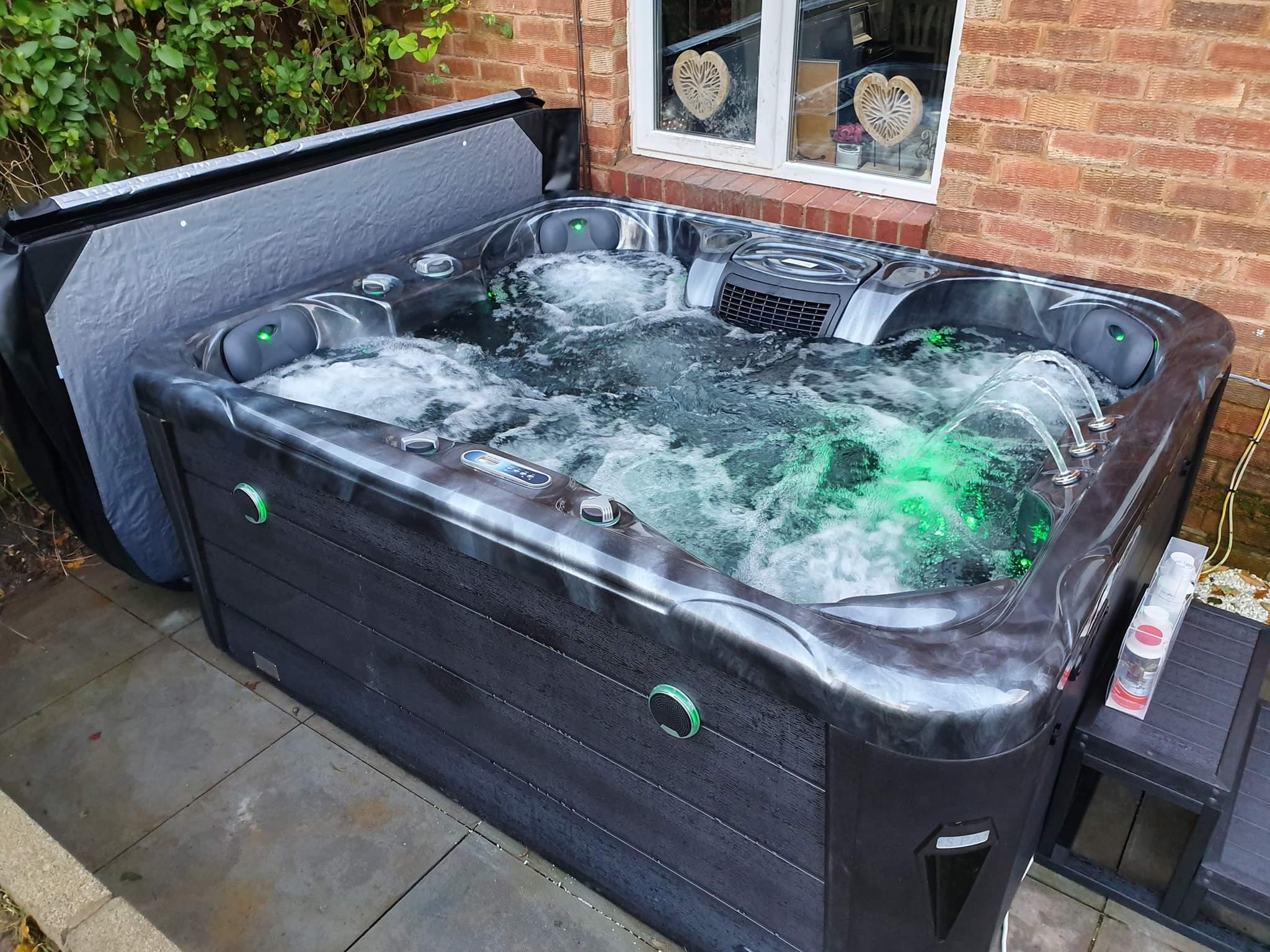 The Typhoon Pro (Black) Hot Tub - BlueFish Hot Tubs